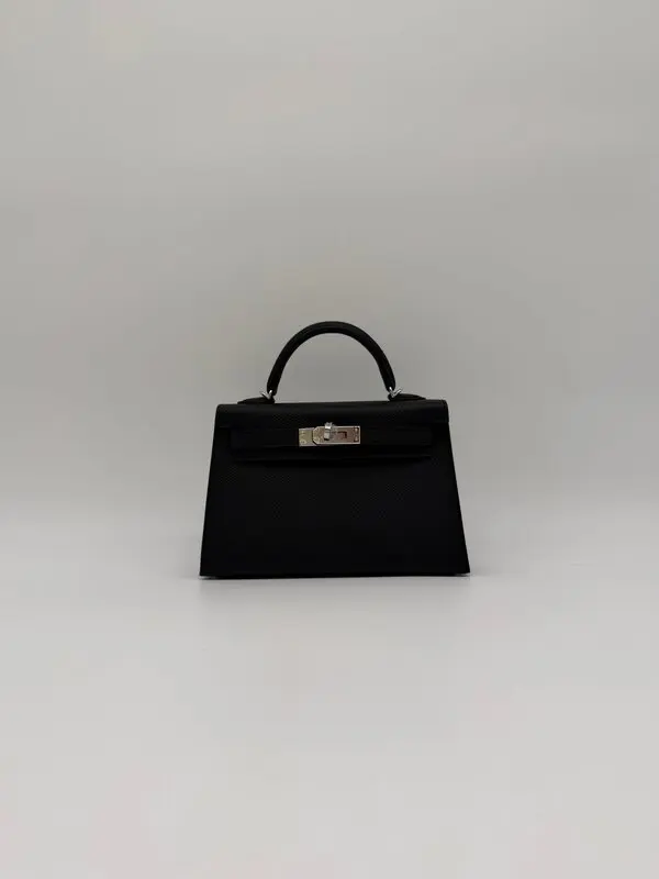 Hermès Kelly 20cm Bag In Epsom Leather With Palladium Hardware - Multi