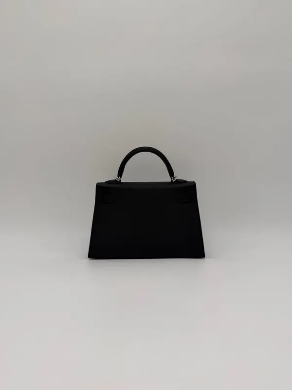 Hermès Kelly 20cm Bag In Epsom Leather With Palladium Hardware - Multi