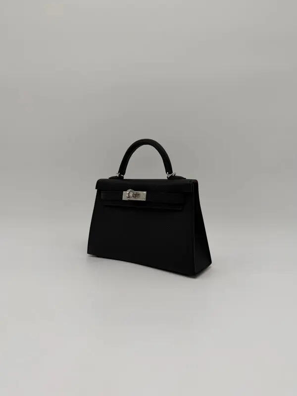 Hermès Kelly 20cm Bag In Epsom Leather With Palladium Hardware - Multi
