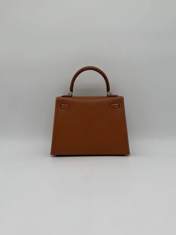 Hermès Kelly 25cm Gold Madame Palladium Hardware