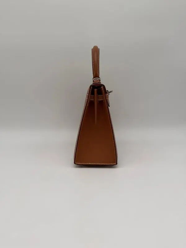 Hermès Kelly 25cm Gold Madame Palladium Hardware