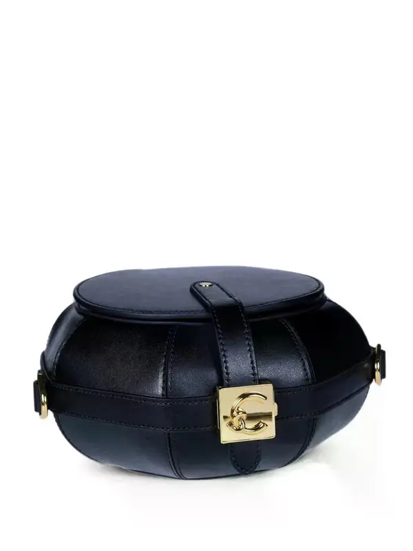 COCCINELLE Sewing Box Leather Clutch Bag