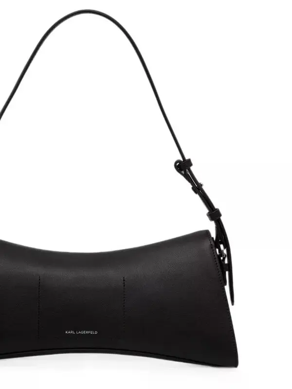 Karl Lagerfeld Stud-embellished Logo-plaque Shoulder Bag