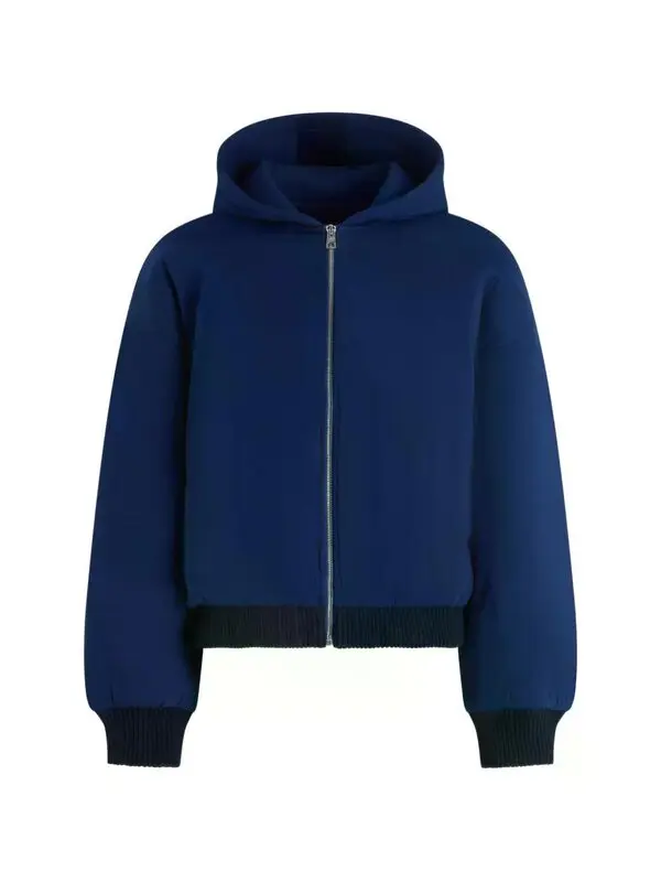 JEAN PAUL GAULTIER Long Sleeve Zip Hoodie - Blue
