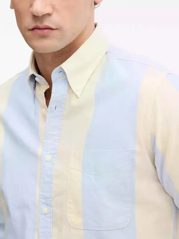 BENETTON Striped Button-down Shirt