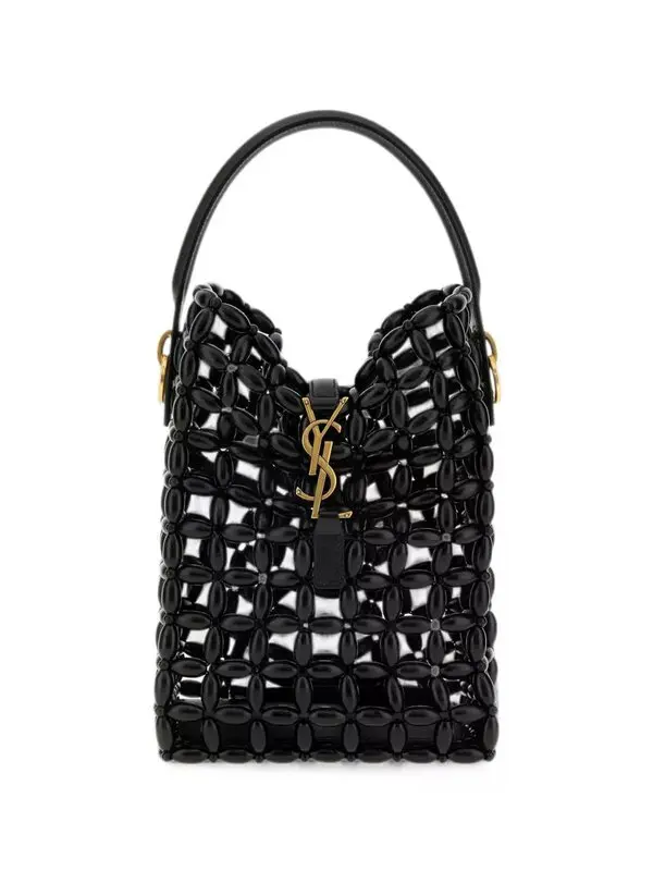 Saint Laurent Le 37 Beaded Tote Bag - Black