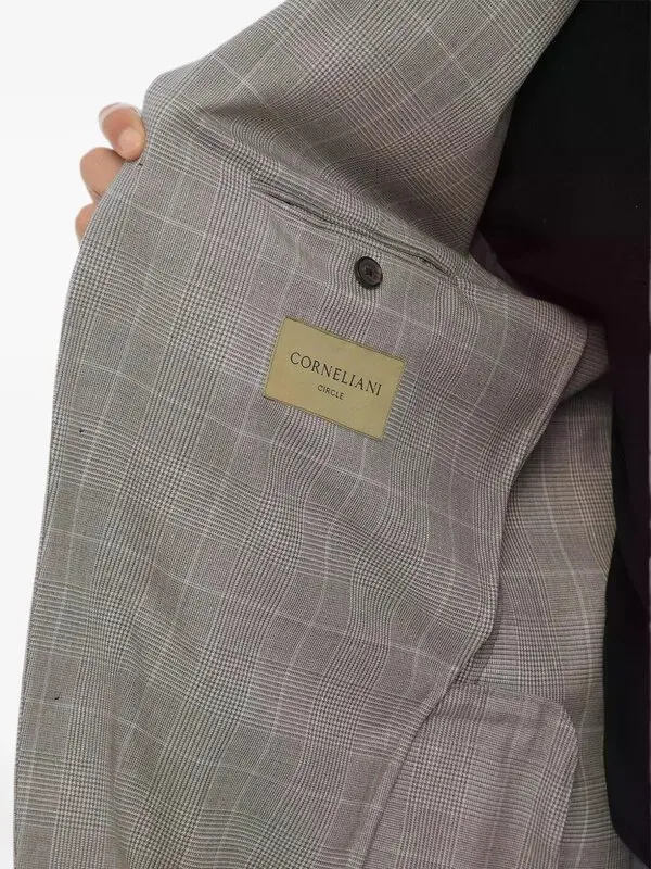 Corneliani Checked Single-breasted Jacket