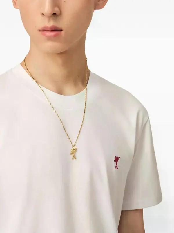 AMI Paris Brass Arrow Chain Necklace