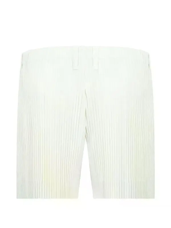 Issey Miyake Belt-loop Shorts - Green