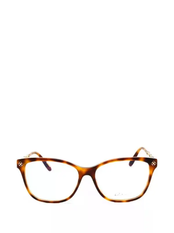 Chopard Square Frame Eyeglasses - Brown