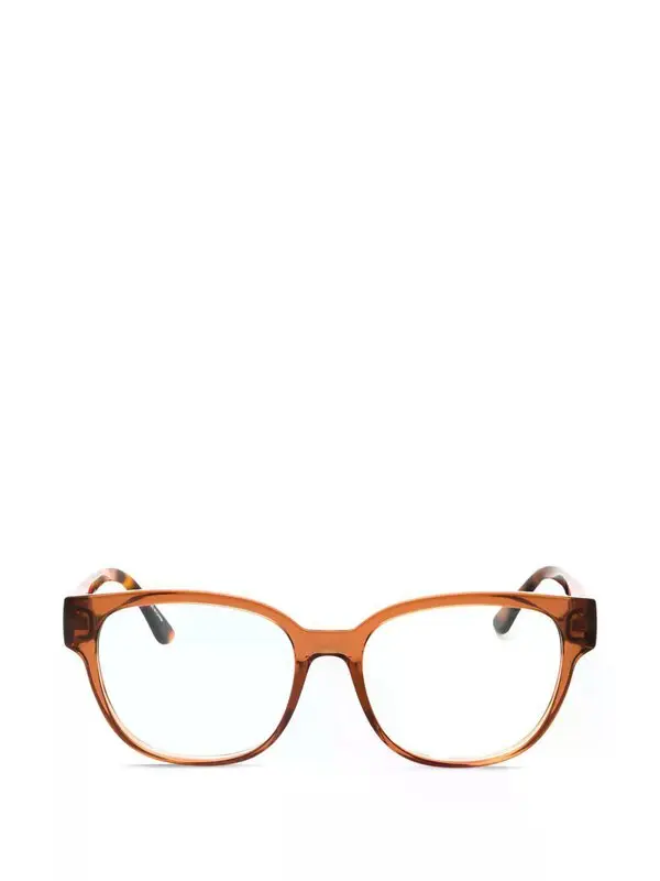 Lacoste Round Frame Eyeglasses - Brown