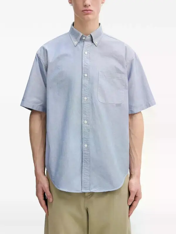 BEAMS Oxford Short-sleeved Shirt