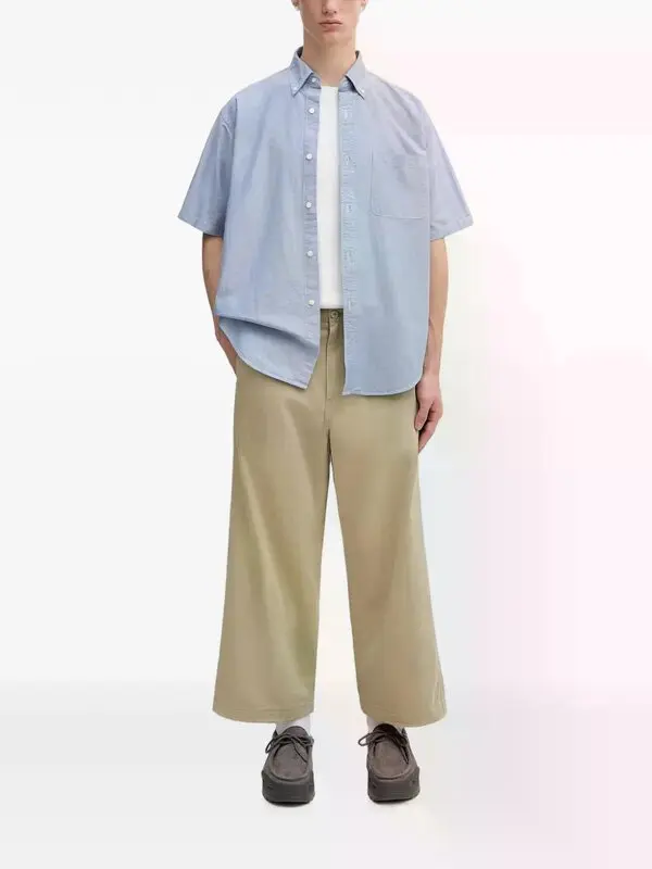 BEAMS Oxford Short-sleeved Shirt