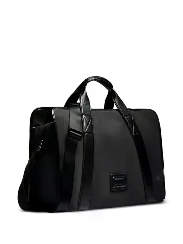 LANCEL Mistral Leather-trim Holdall Bag - Black
