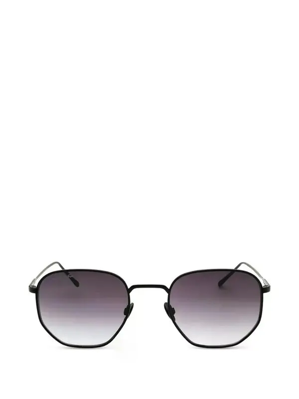 Lacoste Geometric Frame Sunglasses - Black