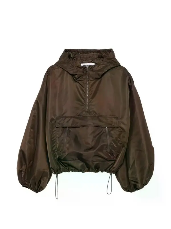 Cecilie Bahnsen Hooded Balloon Sleeve Jacket