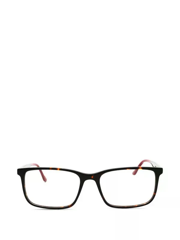 Lacoste Rectangle Frame Eyeglasses - Brown