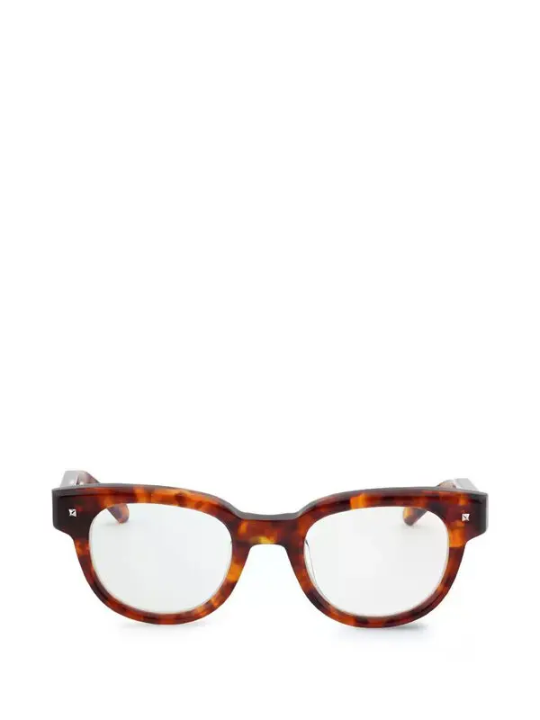 Valentino Garavani Rockstud Round-frame Glasses