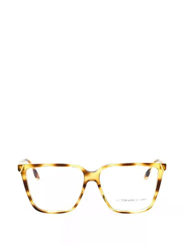 Victoria Beckham Geometric Frame Eyeglasses - Brown