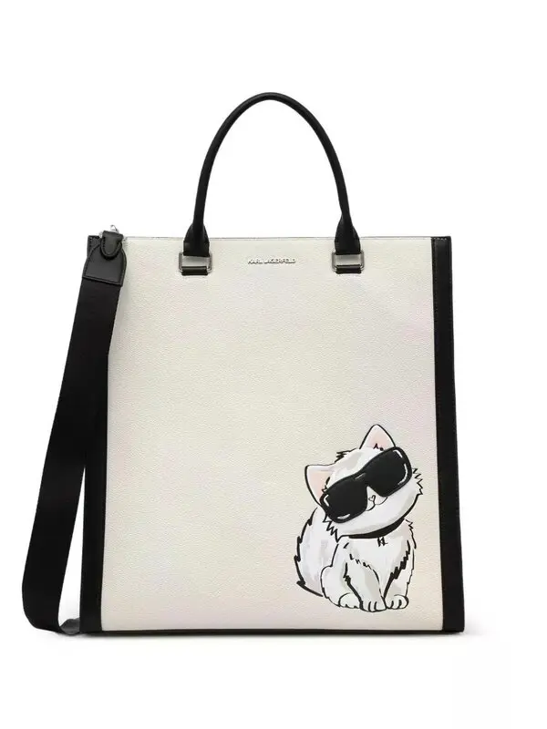 Karl Lagerfeld Ikon Choupette Tote Bag - Neutrals