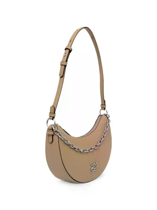 Karl Lagerfeld Chain-link Logo Plaque Shoulder Bag