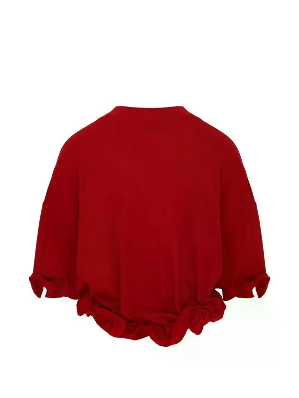 SEEN USERS Twombly Bloom Ruffled T-shirt
