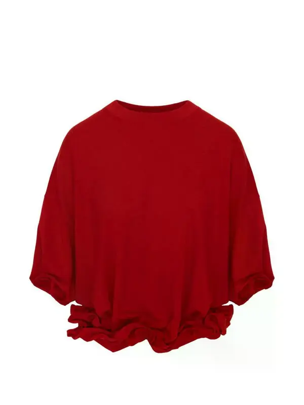 SEEN USERS Twombly Bloom Ruffled T-shirt