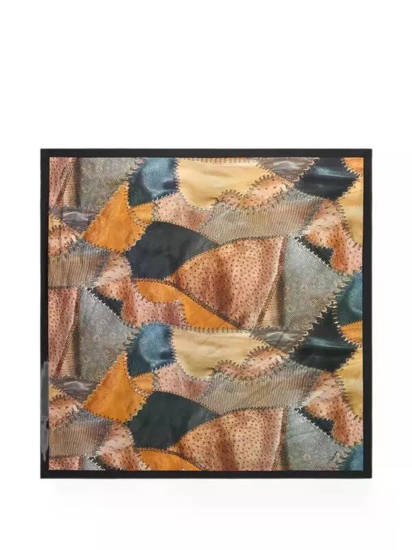 Roberto Cavalli Patchwork-print Scarf