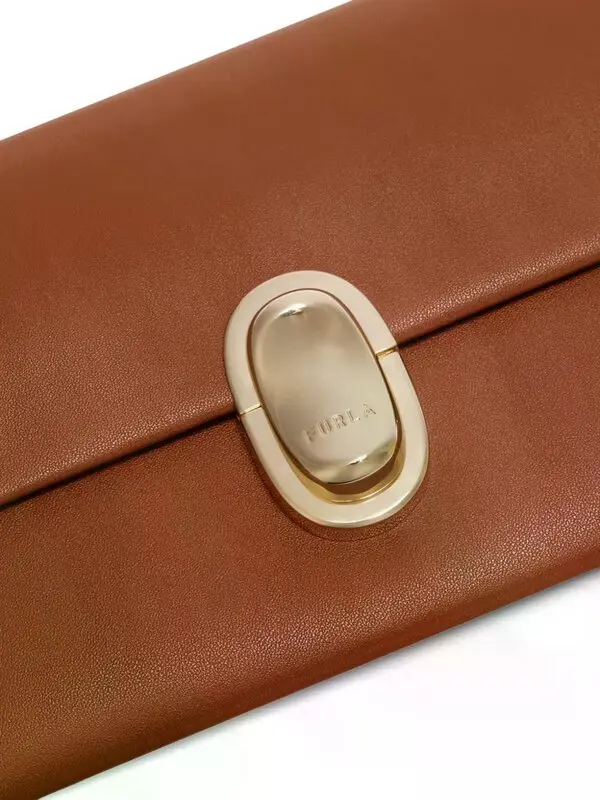 Furla Eclisse Leather Shoulder Bag