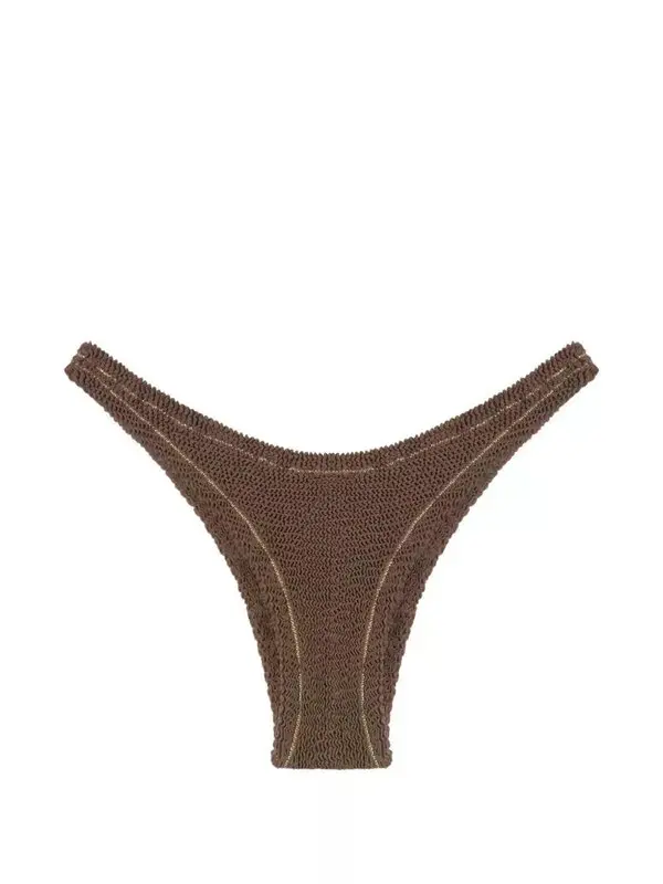 REINA OLGA Textured Bikini Bottom