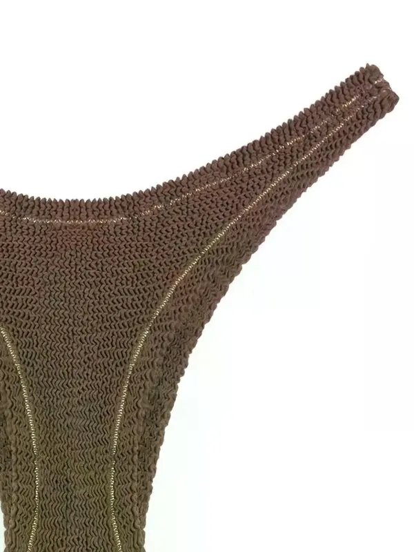 REINA OLGA Textured Bikini Bottom
