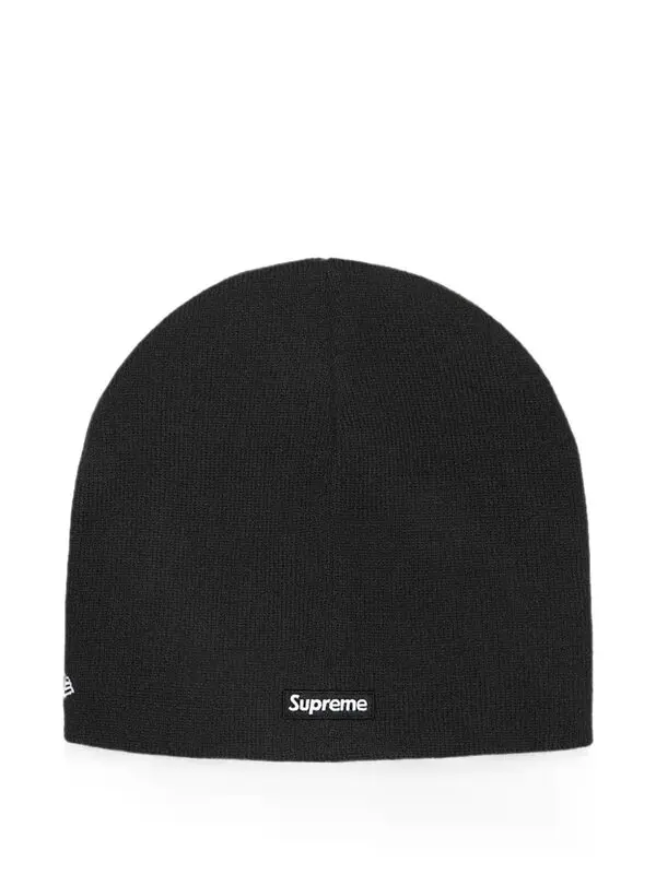 Supreme X New Era Nyc Rhinestone-embellished Beanie Hat - Black