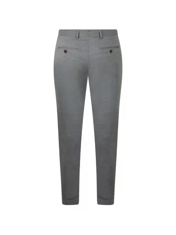 MOORER Slim-fit Pleated Trousers