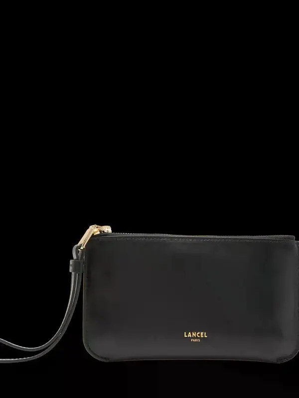 LANCEL Origami Logo-print Clutch Bag