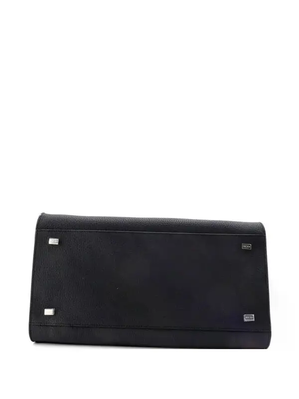 THE ROW Margaux Leather Tote Bag - Black