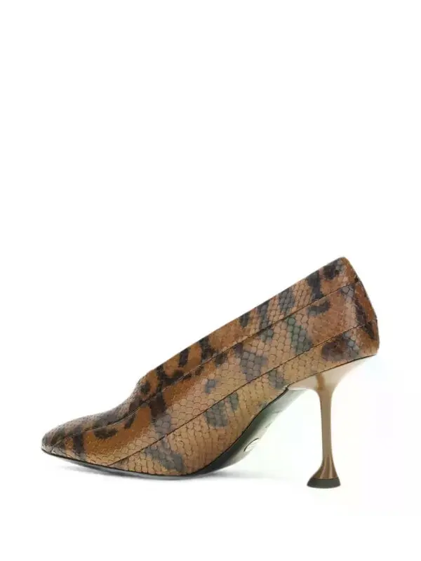 Proenza Schouler Snake-effect Leather Pumps - Brown