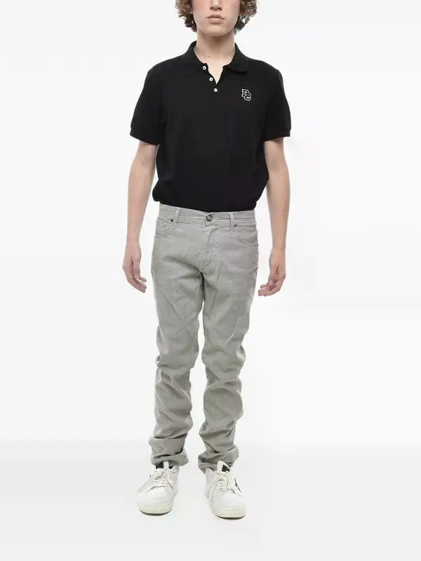 Corneliani Ribbed Five-pocket Trousers