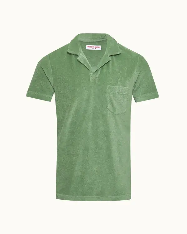 Orlebar Brown Relaxed Towelling Shirt In Organic Cotton - Fresh Lawn