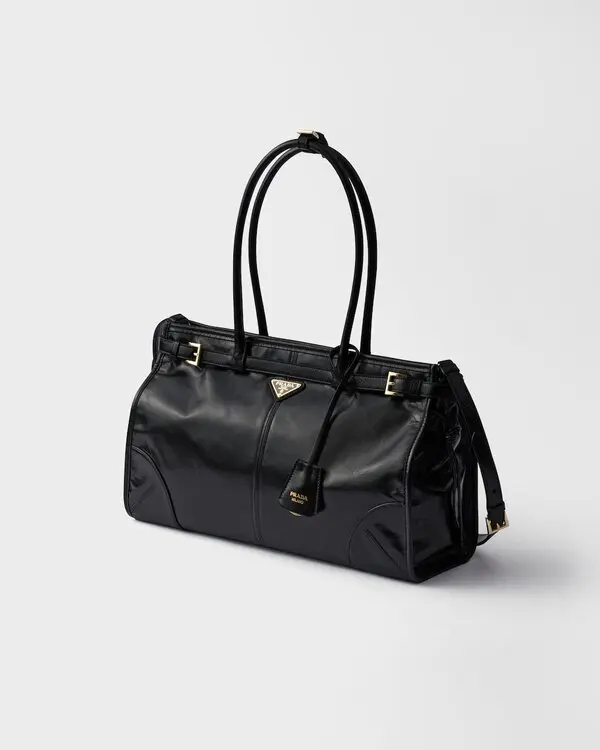 Prada Bonnie Large Leather Handbag