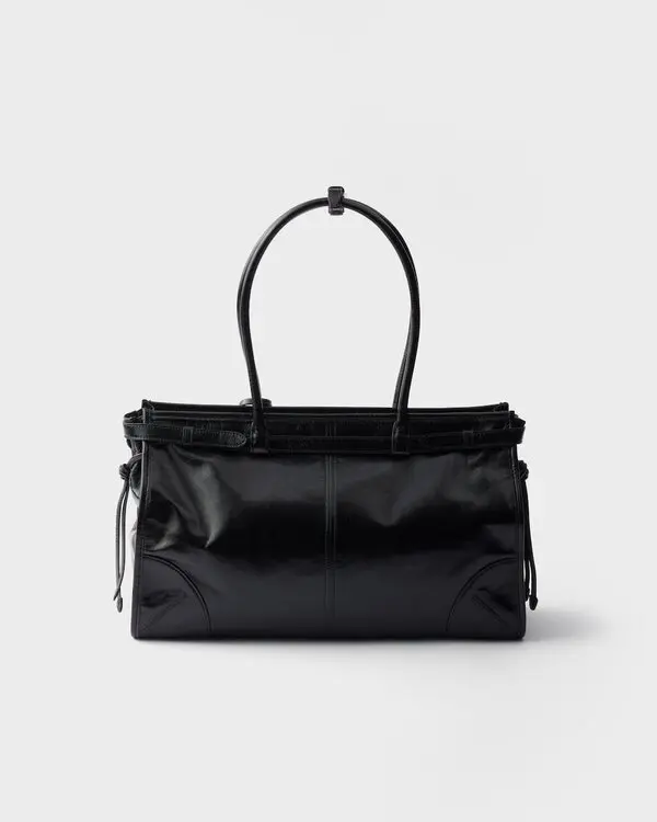 Prada Bonnie Large Leather Handbag