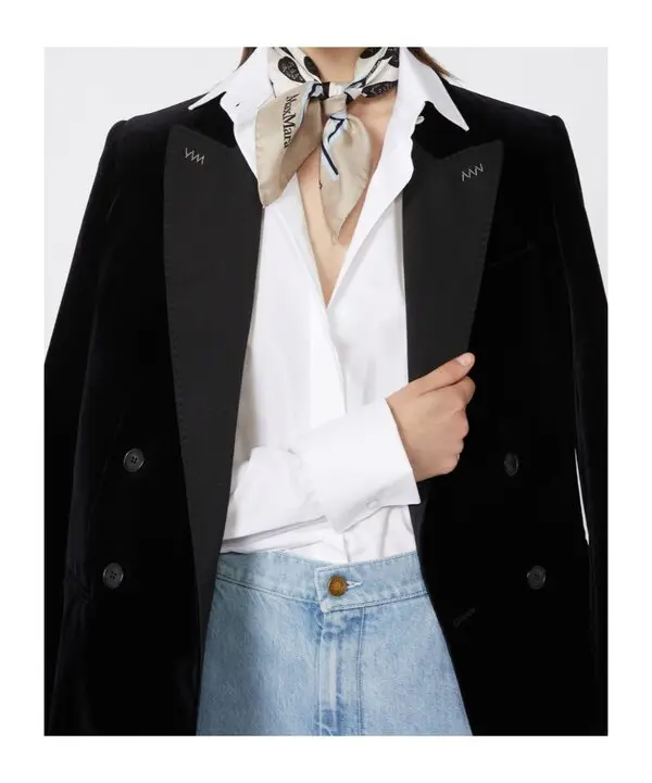 Max Mara Printed Silk Twill Foulard