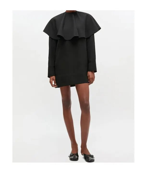 GANNI Circle Collar Dress