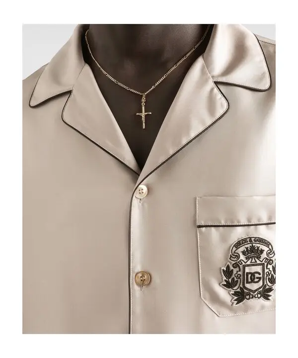 Dolce & Gabbana Logo-embroidered Pocket Shirt