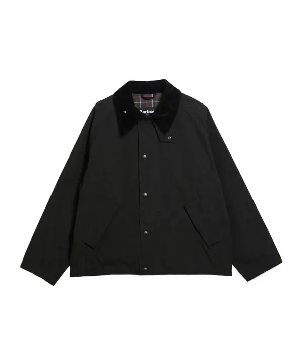 Barbour Transporter Oversized Casual Jacket - Black