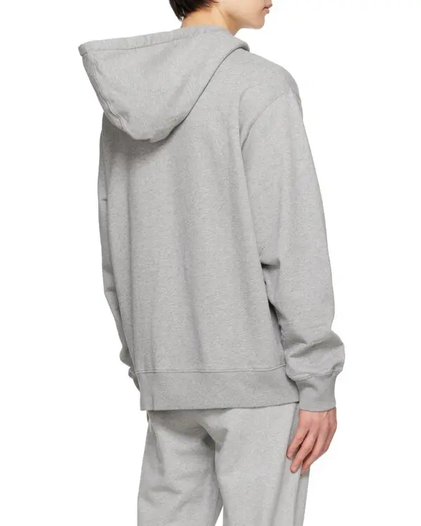Maison Kitsuné Logo Print Cotton Hoodie