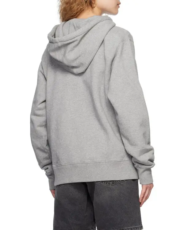 Maison Kitsuné Logo Print Cotton Hoodie