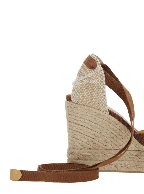 CastaÑer Straw-woven Wedge Heels