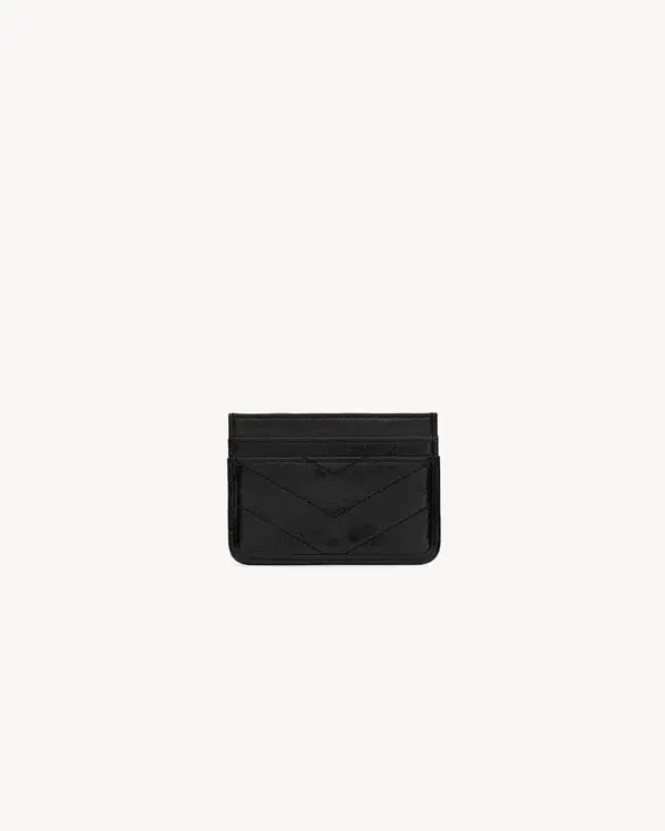 Saint Laurent Niki Quilted Card Holder Wallet