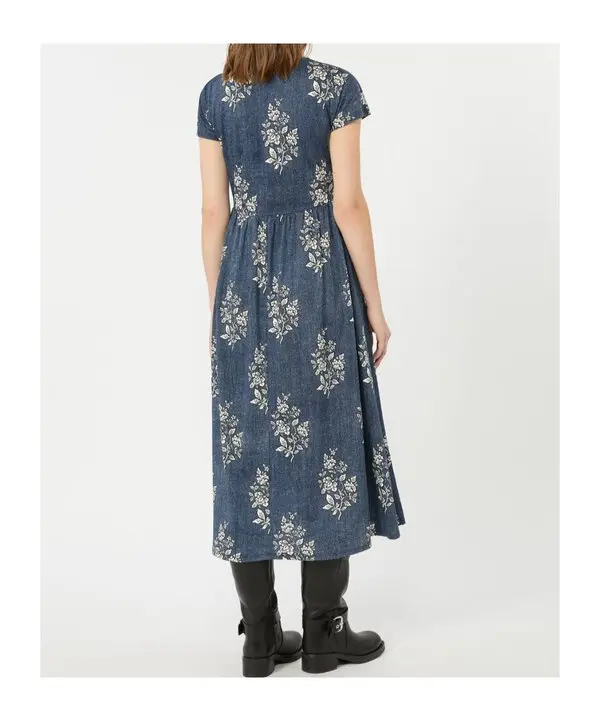Max Mara Long Printed Jersey Dress