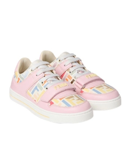 Fendi Ff-logo Touch-strap Sneakers